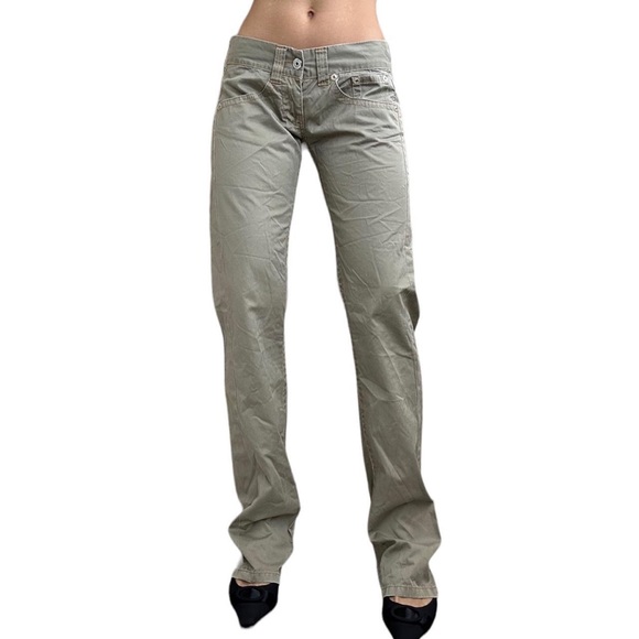 Replay | Pants & Jumpsuits | Replay Vintage Beige Low Rise Pants | Poshmark